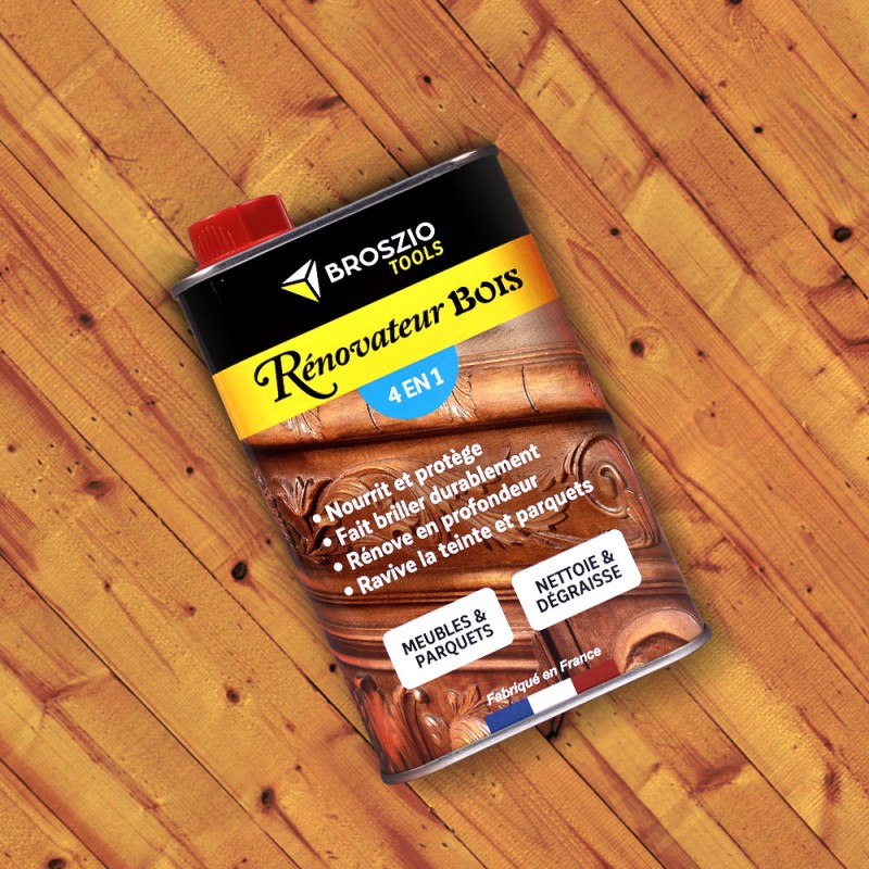 Rénovateur pour bois 500ml - Vernis bois ravive, protège, fait briller